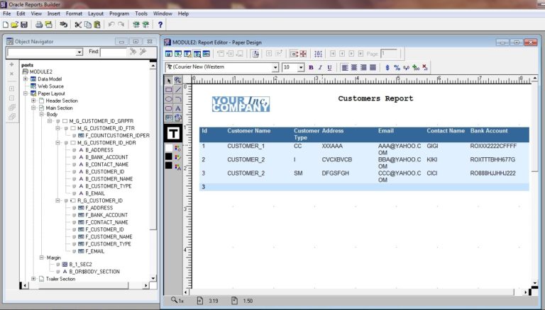 Oracle Run Module Report Editor Paper Design Oracle Reports 11g – Coder Tutorial