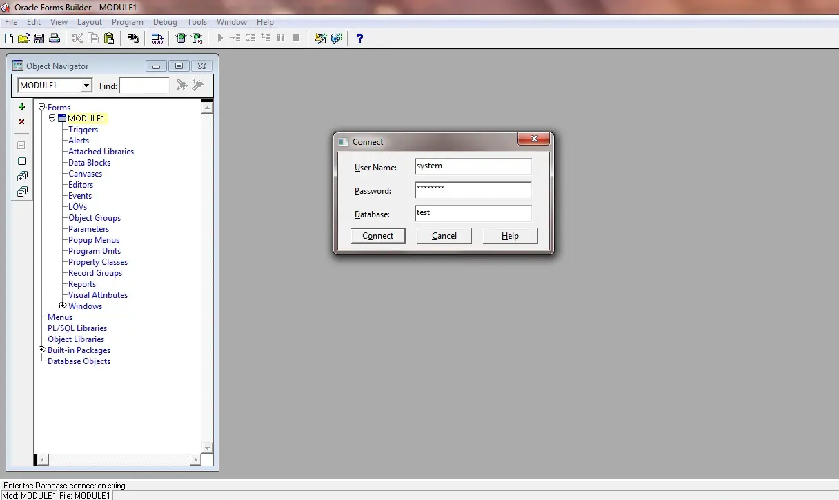 Tutorial Connect Oracle Forms 11g To Database 11g Coder Tutorial